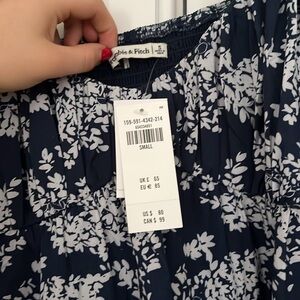 Abercrombie & Fitch | Dresses | Nwt Abercombie Ruffle Sleeve Dress With ...